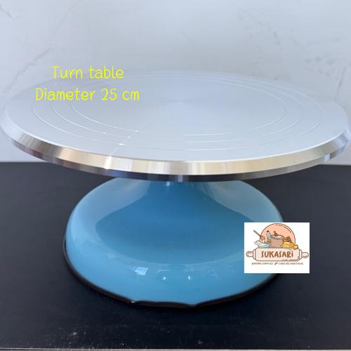 Jual Turntable Stainless No (2) 25 cm diameter Meja Putar Meja Dekor ...