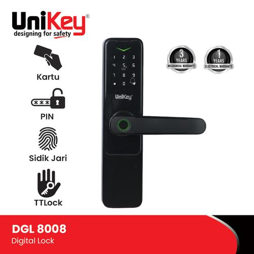 Promo UniKey Digital Lock W/Apps DGL 8008 TT Lock Black Cicil 0% 3x ...