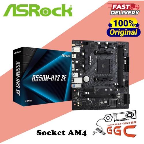 Jual Motherboard ASRock B550M-HVS SE AM4 / AMD B550 DDR4 USB3.2 SATA3 ...