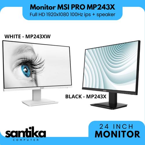 Jual Gaming Monitor MSI PRO MP243X 24 inch Full HD 1920x1080 100Hz ips ...