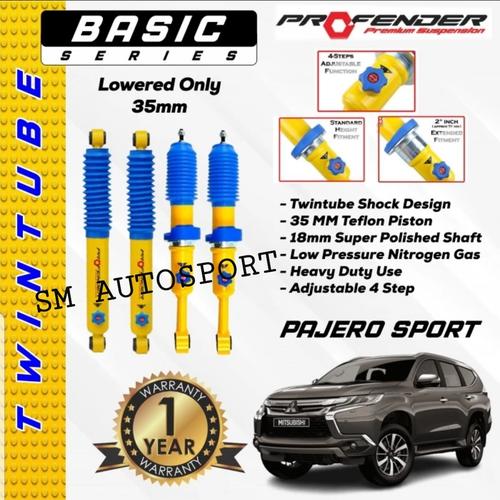 Jual PROFENDER Twintube Shockbreaker STD~LOWERED Suspensi Ceper 35mm MITSUBISHI Pajero Sport ...