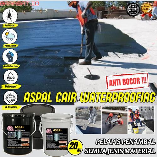 Promo Cat Pelapis Bocor Dak Beton Atap Dinding / Aspal Cair Waterproof ...