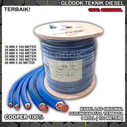 Jual KABEL LAS 50mm FULL TEMBAGA WELDING CABLE 50 mm FULL COPPER WIRE ...