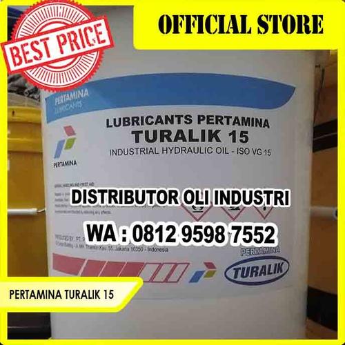 Jual PERTAMINA TURALIK 15 ( Oli Hidrolik Industri - 5 Liter ) - Kota ...