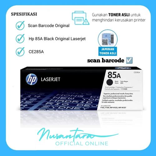 Jual TONER HP LASERJET 85A BLACK ORIGINAL [CF285A] - Jakarta Selatan ...
