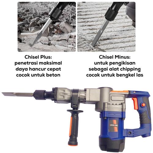 Jual DUTEC Demolition Hammer / Mesin Bobok Beton Electric Jack Hammer ...