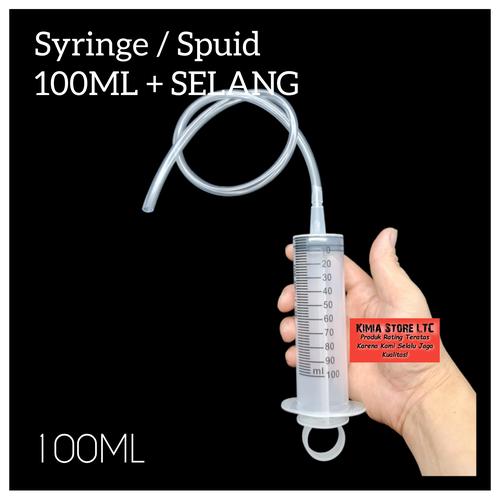 Jual SUNTIKAN 100ML + SELANG ( SYRINGE 100ML + SELANG ) / SUNTIKAN ...