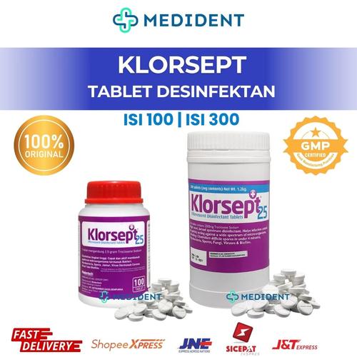 Jual Klorsept 25 / Tablet Desinfektan Klorsept / Desinfektan Lantai ...