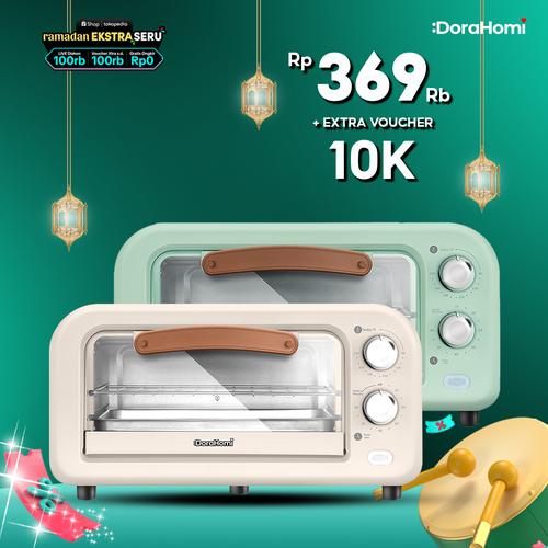 Promo Oven Listrik Low Watt Electric Open Kue alat panggang 12Liter 800 ...