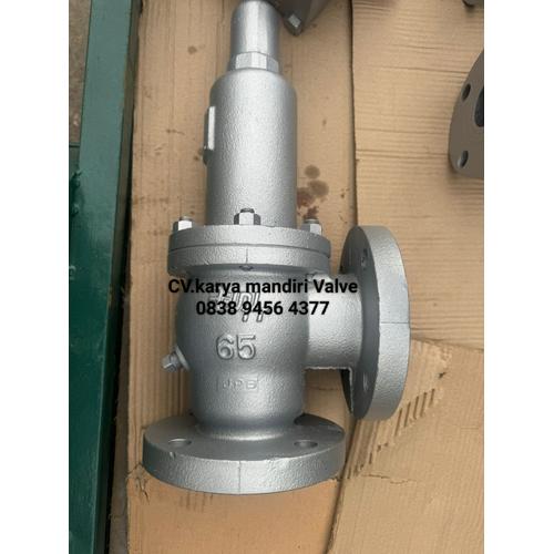Jual safety valve DN 65 JIS 10K set presure 10kg merek yositake ...