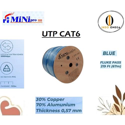 Jual MINIPRO UTP CAT6 MINI PRO KABEL LAN UTP CAT6 CCA - Jakarta Pusat ...