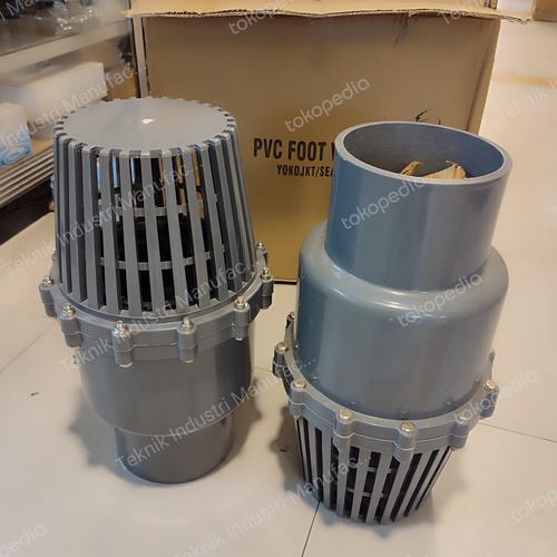 Jual Foot valve Pvc 6"inch Koneksi Socket Saringan ujung pipa PVc ...