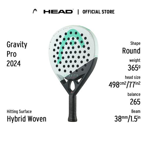 Promo HEAD Padel Racket Gravity PRO 2024 (365G) - Raket Padel Cicil 0% ...