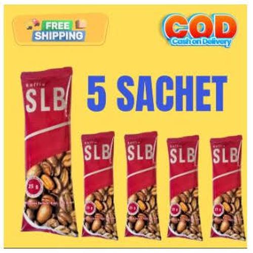 Jual paket 5 SASET kopi slb original herbal kuat 1 box 10 sachet kopi ...