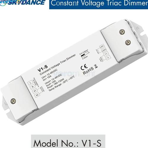 Jual Skydance V1-S Triac Dimmer 12V 24V 36V 48VDC Constant Voltage ...