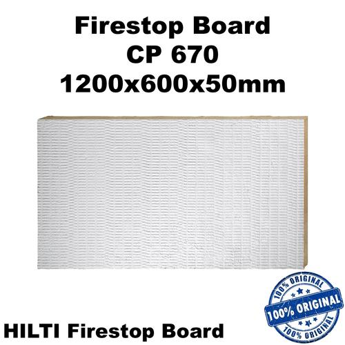 Jual HILTI Firestop board CP 670 1200x600x50mm White | HILTI Fire ...
