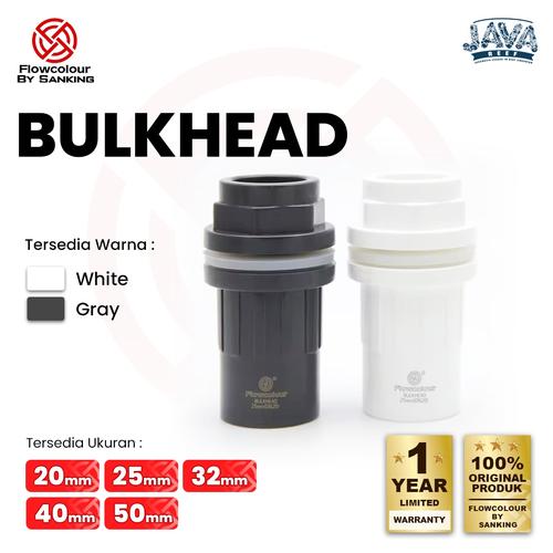 Jual Flowcolour Bulkhead Lurus Fitting Vault Ring Pipa Pipe U - PVC by Sanking / San King - Gray ...