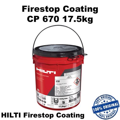 Jual HILTI Firestop Coating CP 670 17.5kg | HILTI Fire Protection | Cat ...