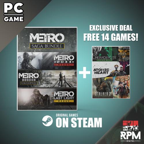 Promo Metro Saga BUNDLE - Metro 2033 Redux - Metro Last Light Redux - Metro Exodus - PC Games ...
