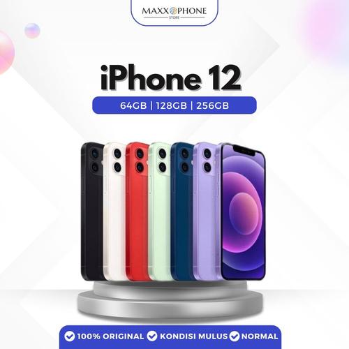 Jual iPhone 12 64GB/128GB/256GB BEKAS SECOND ORIGINAL 100% | MULUS NORMAL - Biru, 128 gb ...