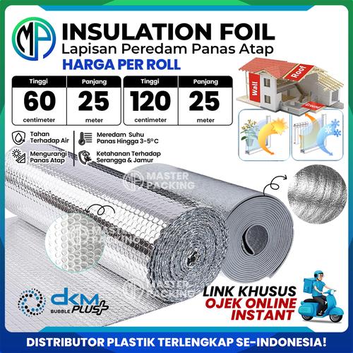 Jual Bubble Insulation Alumunium Foil Roll 25 Meter / Peredam Panas ...