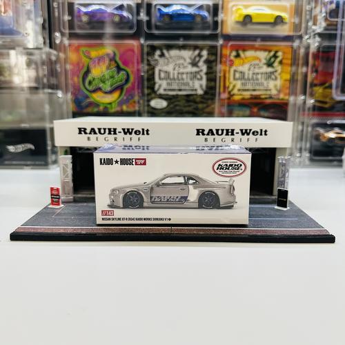 Jual Mini GT x Kaido House KHMG143 Nissan Skyline R34 Silver Kaido ...