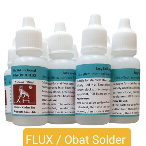 Jual OBAT SOLDER / FLUX 15ml CAIRAN PENEMPEL TIMAH Untuk Solder Baterai ...