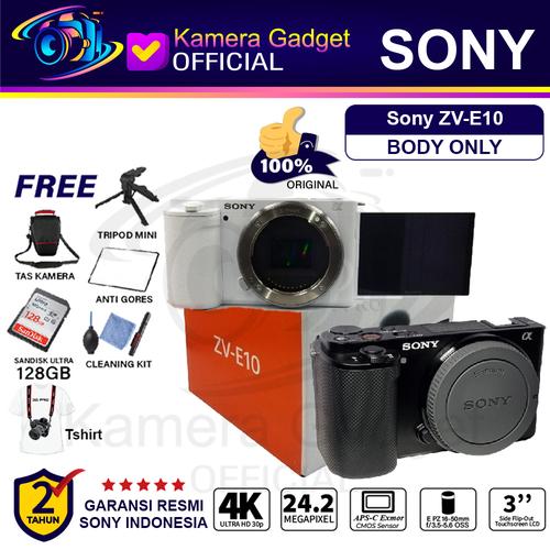 Promo Sony ZV-E10 Body Only - ZVE 10 - ZVE10 Mirrorless Camera Bodi ...