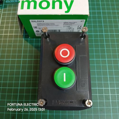Jual Schneider Saklar Push Button Switch Start - Stop 1NC 1NO XALD213 ...
