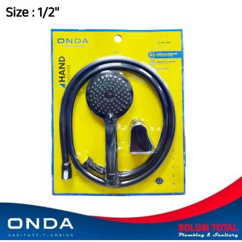 Jual Hand Shower SO FRES BM 1/2" Shower Mandi Black Edition ONDA- HITAM ...