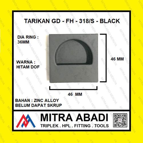 Jual Handle Tanam Tarikan Laci Oval Kotak GD FH 318 S HITAM - Kab ...