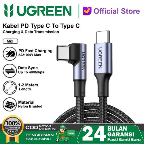 Jual UGREEN Kabel Data Gaming PD Type-C To Type-C Fast Charging 100W ...