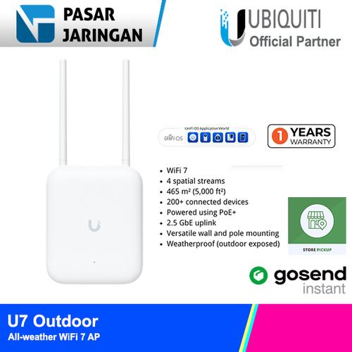 Jual UBIQUITI U7-Outdoor WiFi 7 AP with 4 spatial streams - Jakarta ...