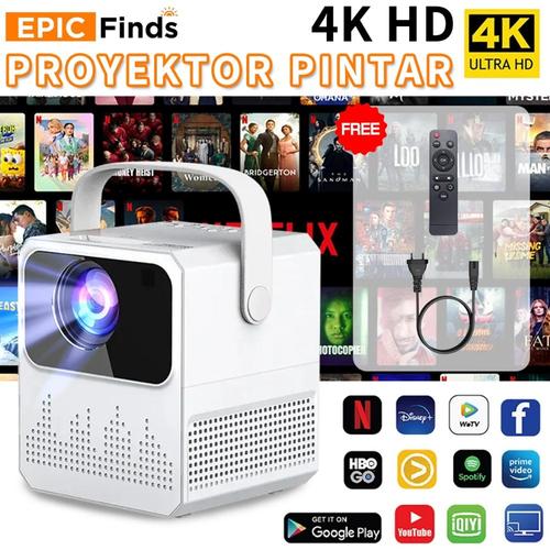 Jual Garansi 1 tahun Epic Finds Smart proyektor / Android Proyektor TV ...