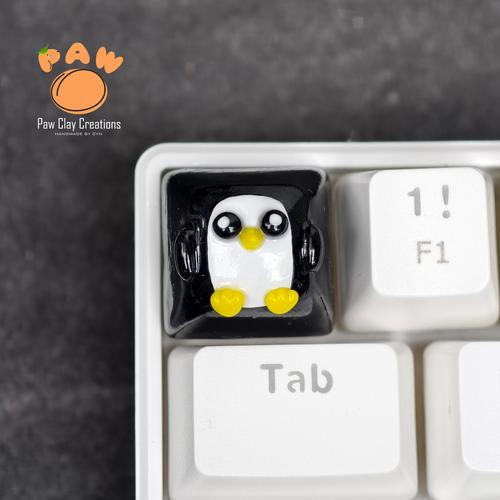 Jual Artisan keycap penguin + keycaps lucu + unik + mechanical keyboard ...