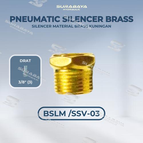 Jual Pneumatic Silencer Brass BSLM / SSV - 03 (3/8") - Kota Surabaya ...