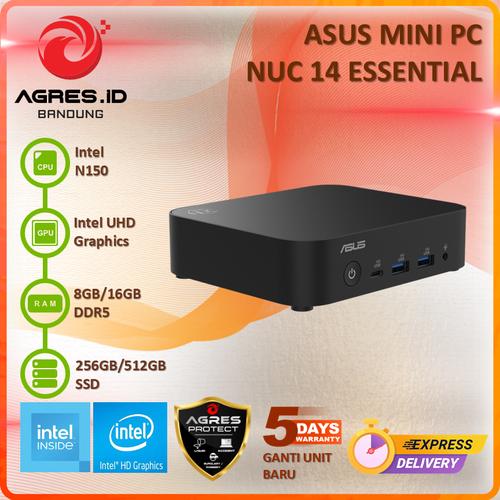 Promo Asus Mini PC NUC 14 Essential N150 Bare 8Gb/16Gb 256Gb/512Gb ...