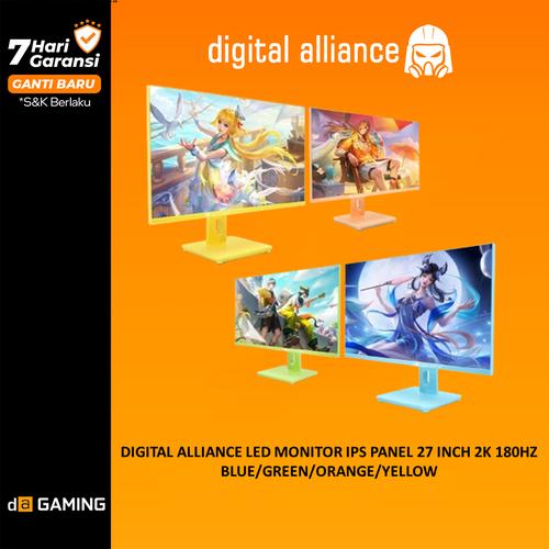 Promo DIGITAL ALLIANCE LED MONITOR IPS PANEL 27 INCH 2K 180HZ BLUE ...
