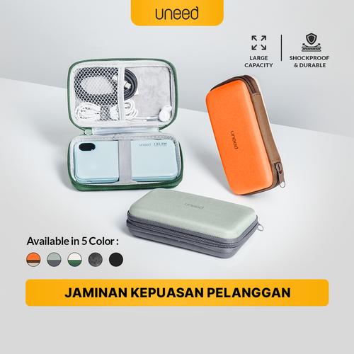 Promo UNEED Hard Case for Powerbank Earphone Hard Disk SSD Hardcase ...