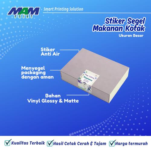 Jual Stiker Segel Ukuran Besar Bentuk Kotak Box Ulang Tahun/ Custom ...
