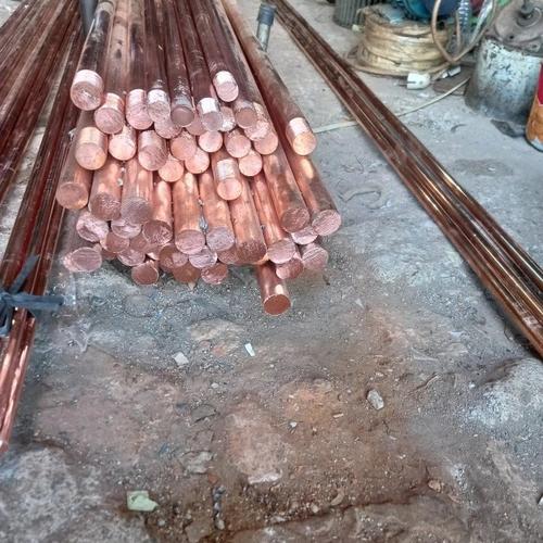 Jual Grounding Rod 3/4 " / Stik Rod Tembaga / Tombak tembaga/ Stik Rod ...