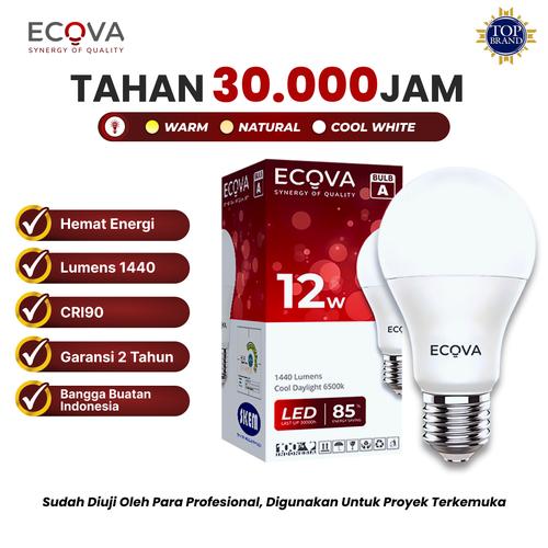 Promo LAMPU LED ECOVA A BULB COOL DAYLIGH 6500K TERANG HEMAT & TAHAN ...