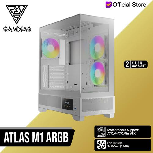 Jual GAMDIAS ATLAS M1 ARGB Mid Tower ATX PC Case - Black - Jakarta ...
