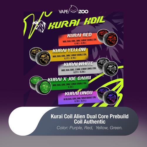 Jual Kurai Coil Alien Dual Core - Prebuild Coil Authentic - Kurai ...