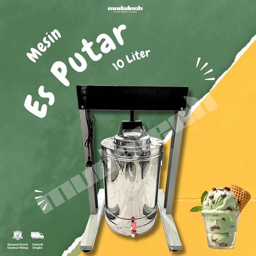 Jual Mesin Es Puter/Ice Cream Lengkap Dengan Pengaduk - Alat Pembuat ...