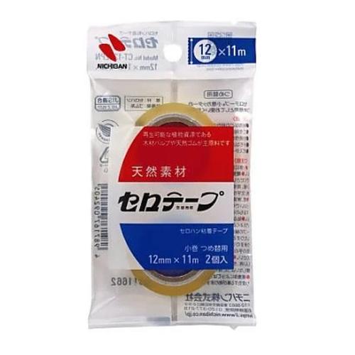 Jual Nichiban CT-12S2PN Transparent Cellophane Tape 12mm x 11m (2 Rolls ...