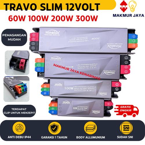 Jual TRAVO ADAPTOR SLIM 12V 60W 100W 200W 300W HINOLUX POWER SUPPLY ...