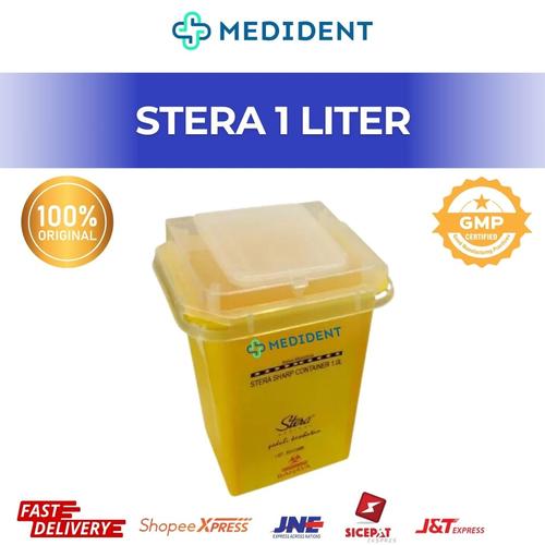 Jual tempat sampah jarum stera sharp container - 1 LITER - Jakarta ...
