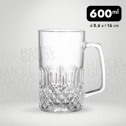 Jual Gelas Mug Besar Kaca KIG Beling 600ML - Haicel Goods - Jakarta ...