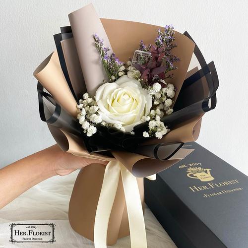 Jual HER.FLORIST Buket Bunga Sabun 1PCS Premium / Soap Rose Bouquet ...